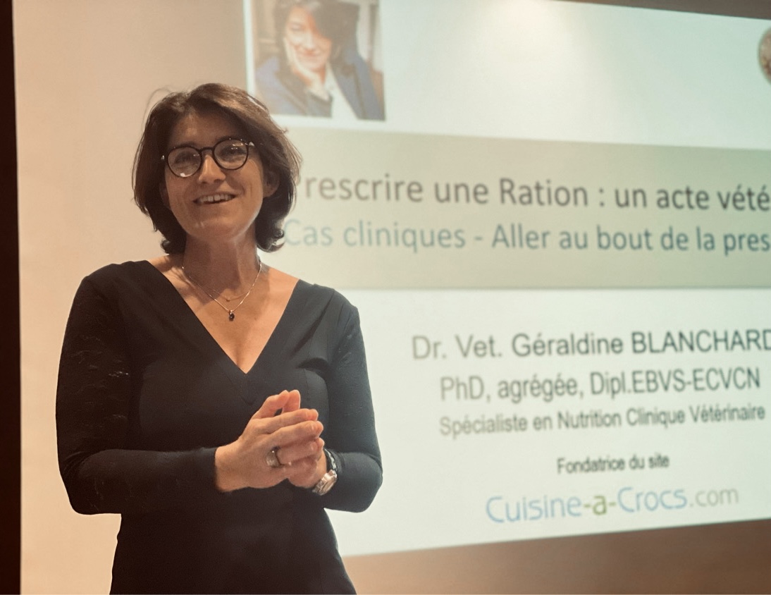 Nutrition Clinique Vétérinaire - Parcours de Géraldine Blanchard
